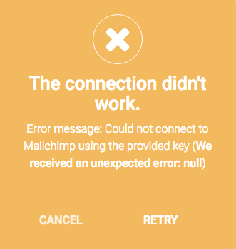 Error con la API de MailChimp. Otro motivo para pasarte a GetResponse