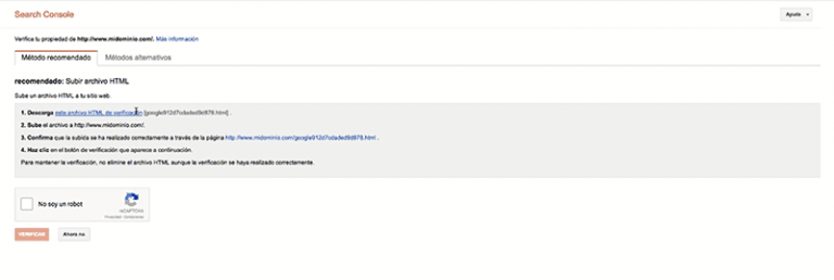 Tutorial Google Search Console para principiantes
