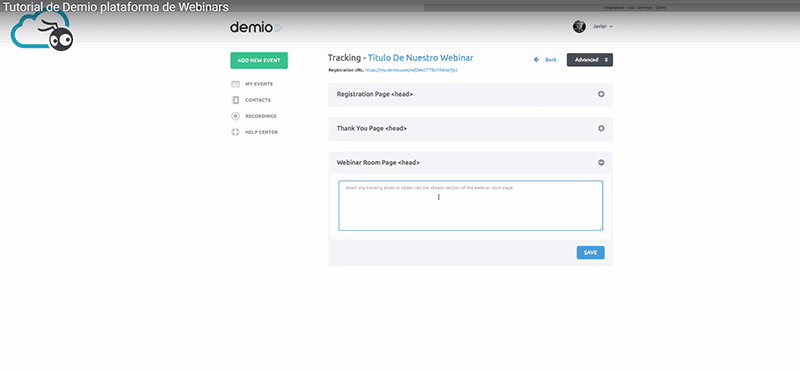 Tutorial Demio: descubre cómo organizar un webinar paso a paso